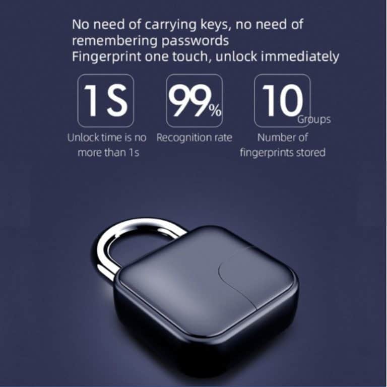 Smart Padlock Wireless Fingerprint | Tuya Smart Home